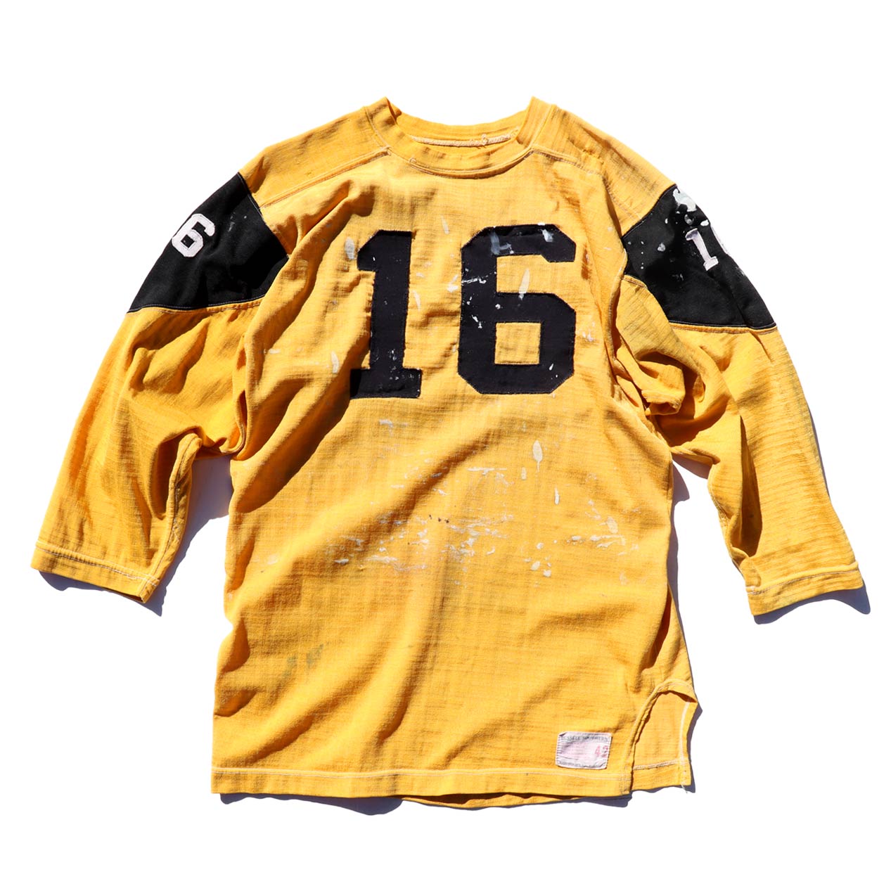 POST JUNK / 60’s RUSSELL SOUTHERN COMPANY Painted Football T-Shirt Made ...