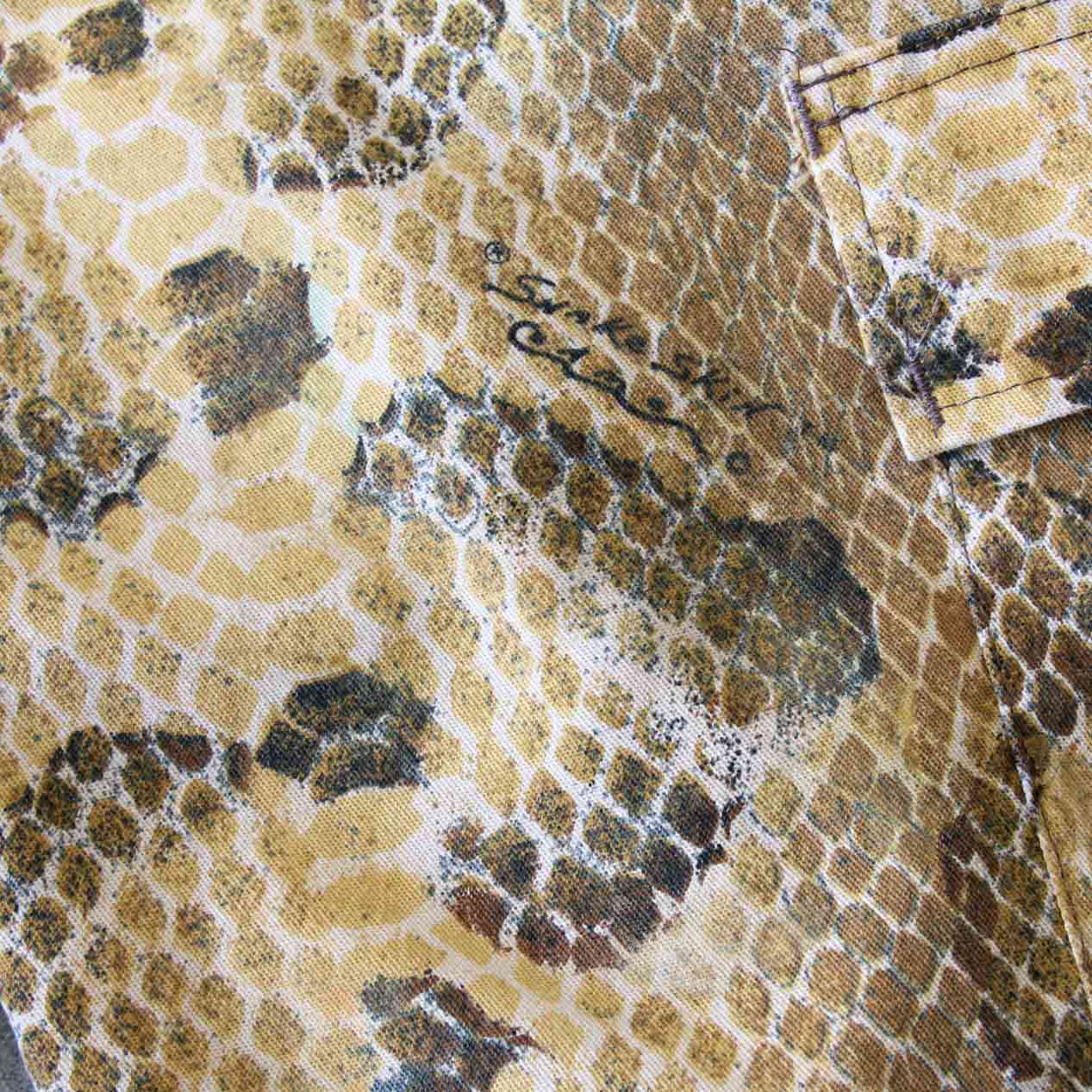 POST JUNK / 80’s SNAKE SKIN CAMO BDU Style Pants Gold Made In U.S.A. [M ...