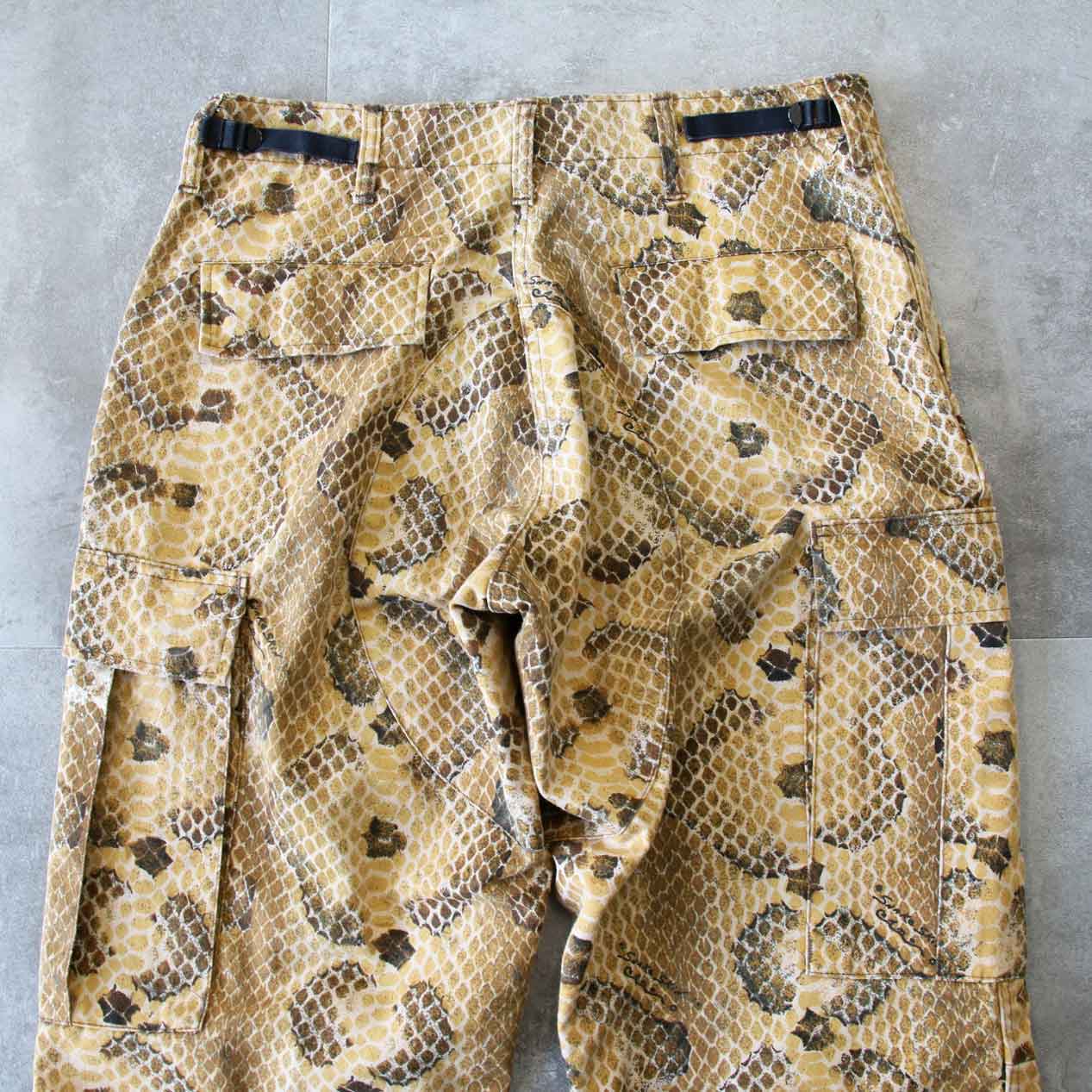 POST JUNK / 80’s SNAKE SKIN CAMO BDU Style Pants Gold Made In U.S.A. [M ...