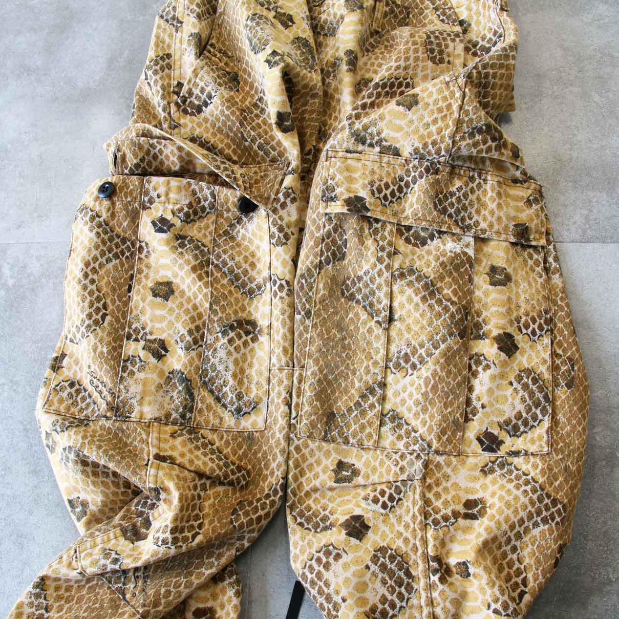 POST JUNK / 80’s SNAKE SKIN CAMO BDU Style Pants Gold Made In U.S.A. [M ...