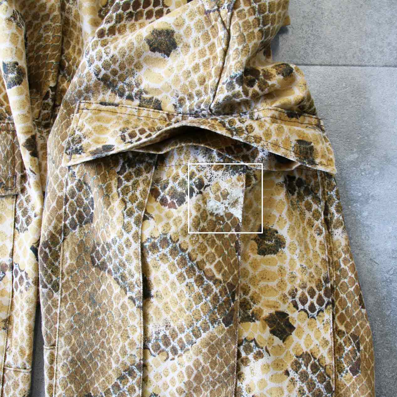 POST JUNK / 80’s SNAKE SKIN CAMO BDU Style Pants Gold Made In U.S.A. [M ...