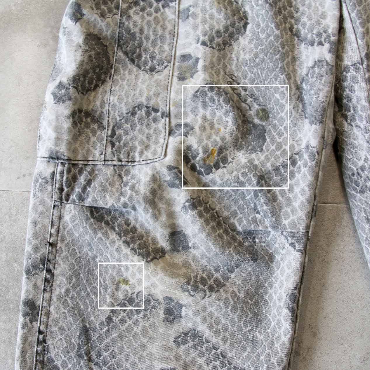 POST JUNK / 80’s SNAKE SKIN CAMO BDU Style Pants Silver Made In U.S.A ...