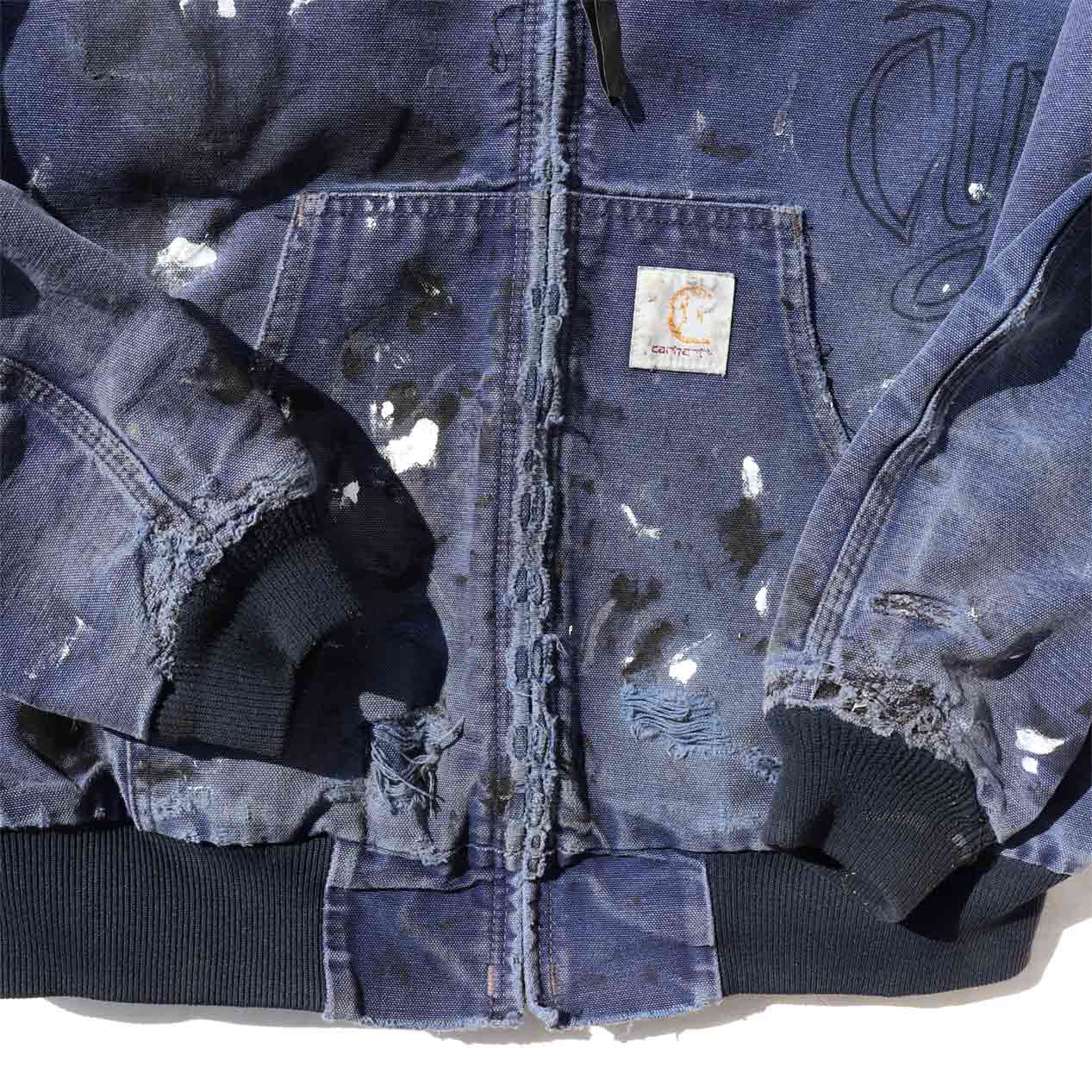 POST JUNK / 90’s CARHARTT Drawn & Damaged Active Jacket Made In U.S.A. [L]