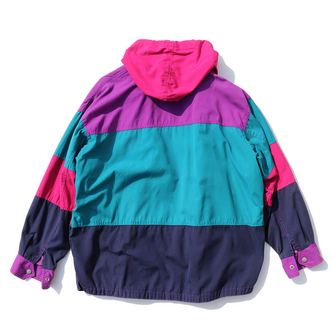 POST JUNK / 90’s LAURA JEFFERIES マルチボーダー ファイヤーマンジャケット [About L]