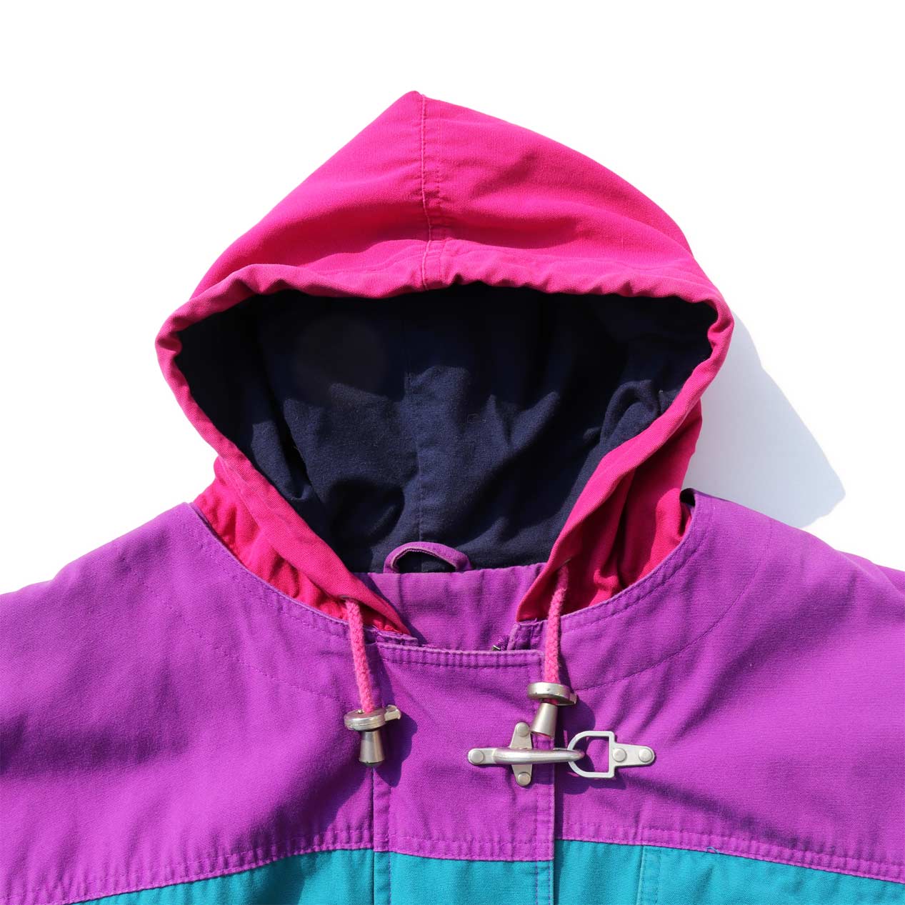 POST JUNK / 90’s LAURA JEFFERIES マルチボーダー ファイヤーマンジャケット [About L]