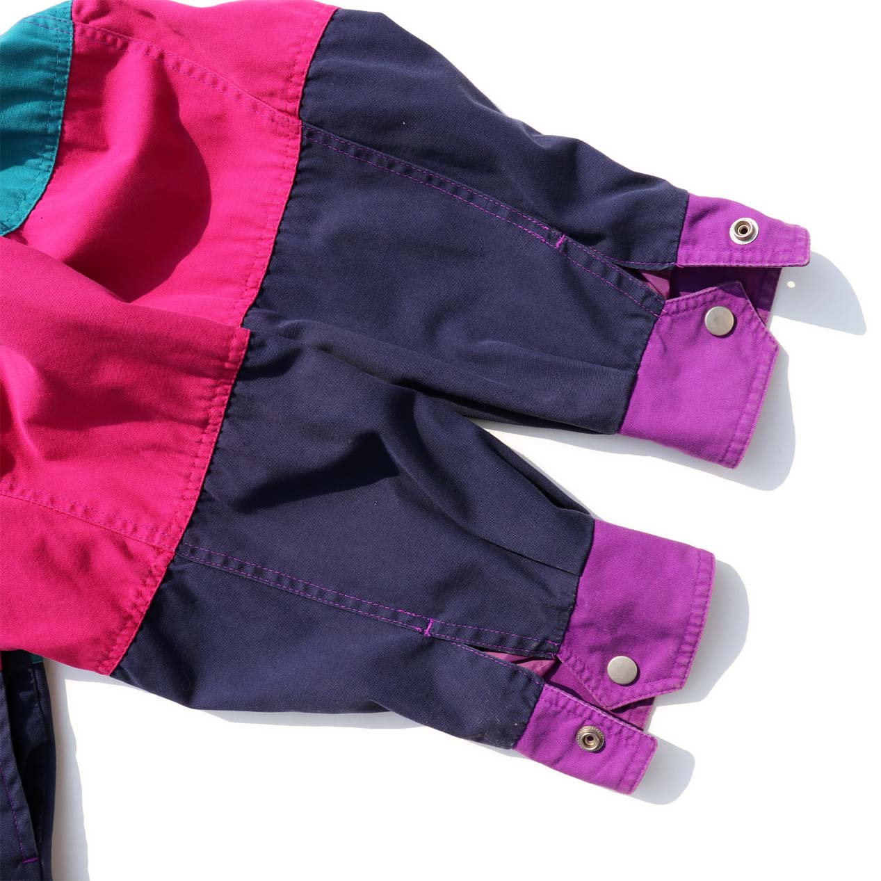 POST JUNK / 90’s LAURA JEFFERIES マルチボーダー ファイヤーマンジャケット [About L]