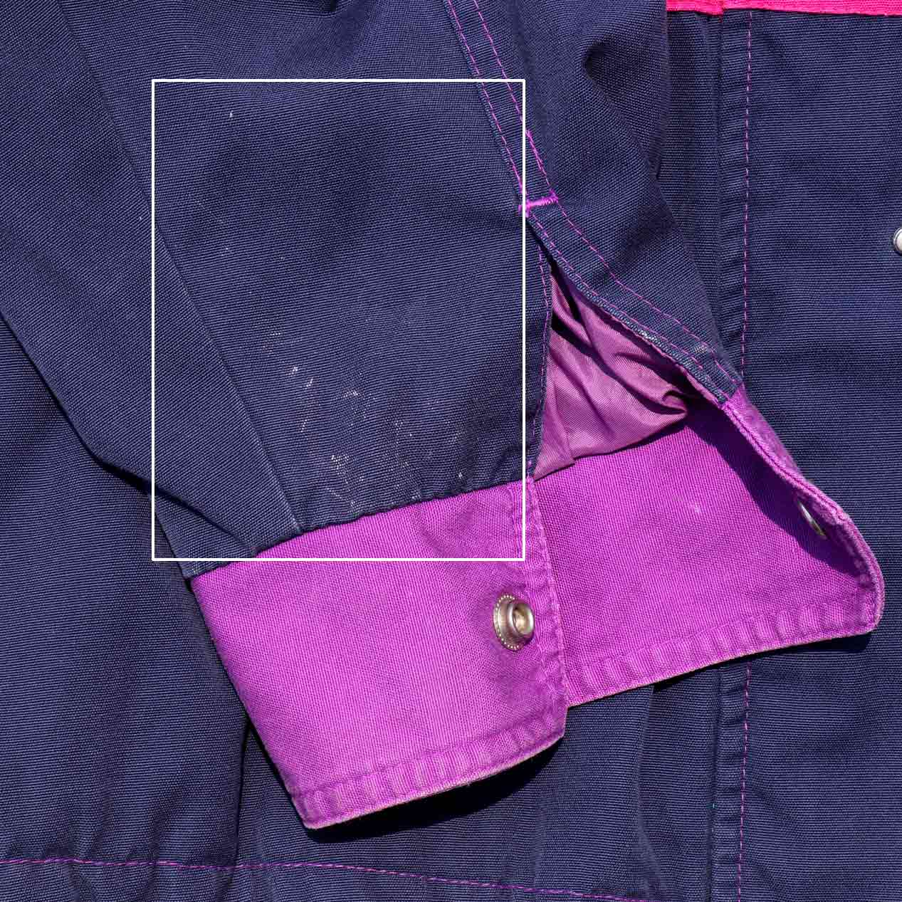 POST JUNK / 90’s LAURA JEFFERIES マルチボーダー ファイヤーマンジャケット [About L]