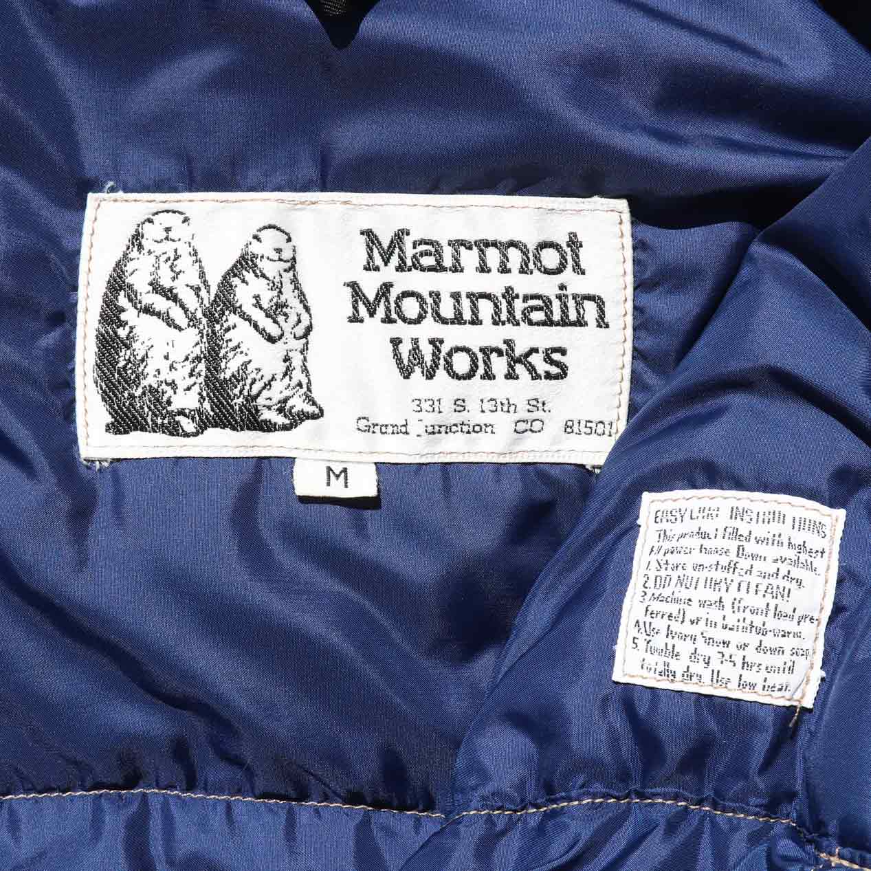 POST JUNK / 80’s MARMOT MOUNTAIN WORKS Mammoth Down Parka Early Model With Hood [M]