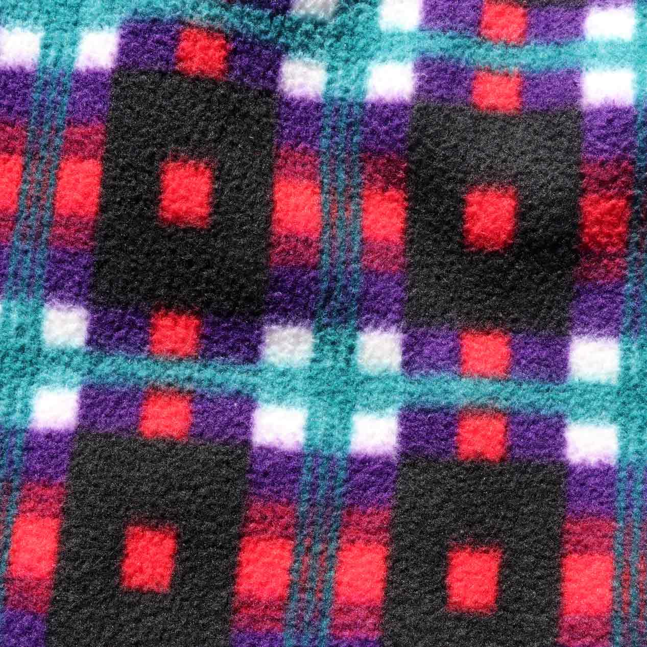 POST JUNK / 90’s～ BLUEPRINT Check Fleece Shirt [XL]