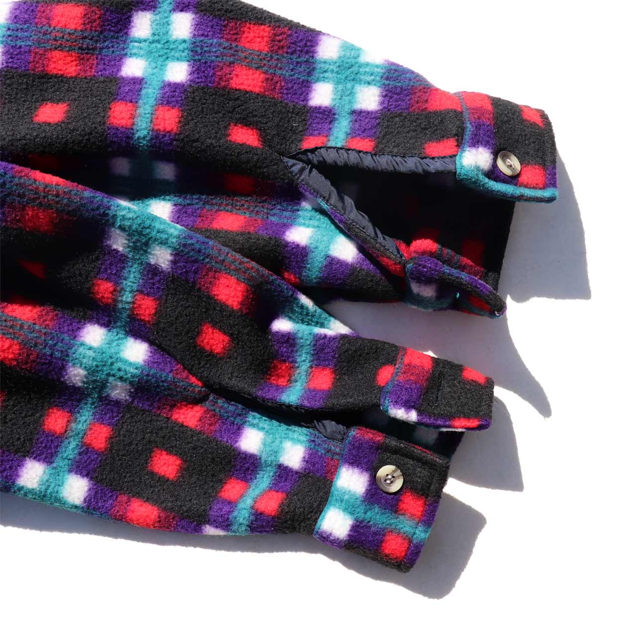 POST JUNK / 90’s～ BLUEPRINT Check Fleece Shirt [XL]