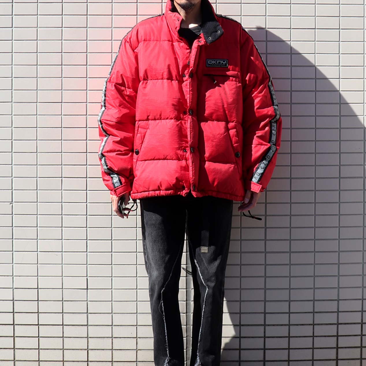 POST JUNK / 90’s DKNY ACTIVE Rip-Stop Nylon Down Jacket [L]