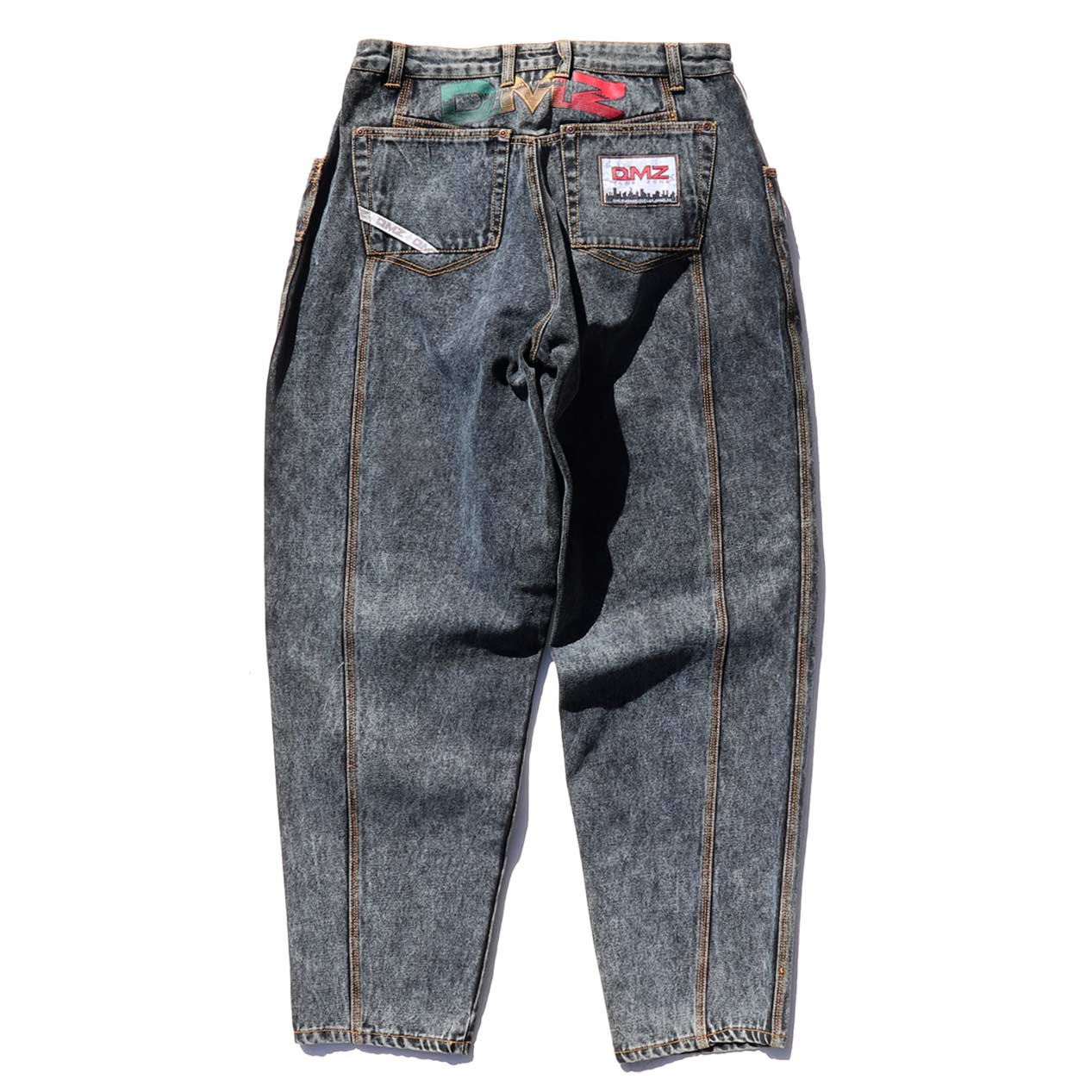 POST JUNK / 90’s DMZ SAFE ZONE Acid Wash Baggy Denim Pants [DEAD STOCK ...